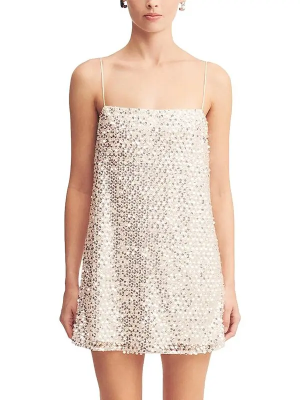 Shona Joy Asteri Mini Dress - Silver
