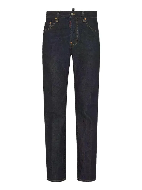 Dsquared2 Logo-patch Jeans - Blue