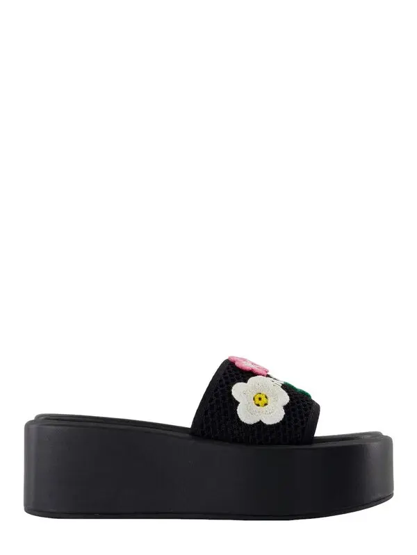 Marc Jacobs The Platform Sandals - Black