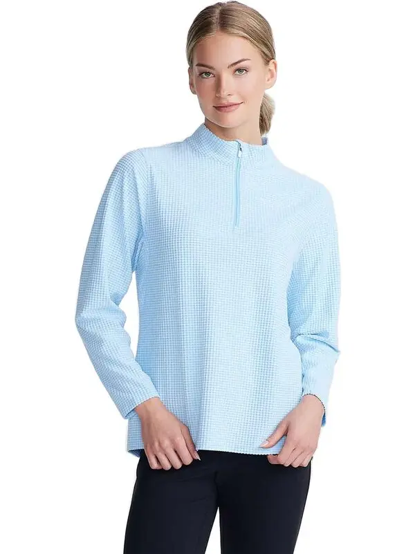 PXG Comfy 1/4 Zip Pullover - Ciel