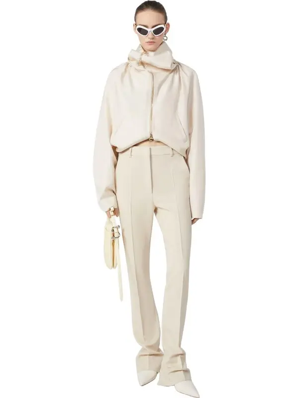 Max Mara Silk Kimono Jacket - Beige