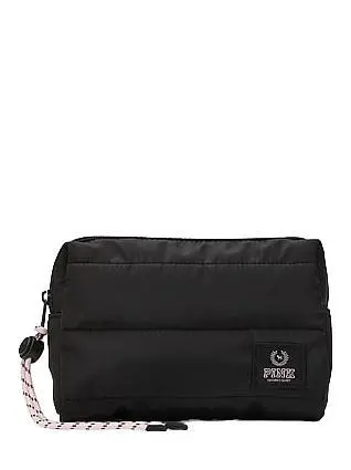 Pink Quilted Pouch - Black