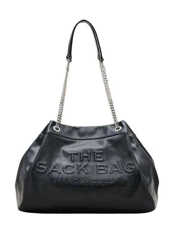 Marc Jacobs The Large Chain Sack Shoulder Bag - Black