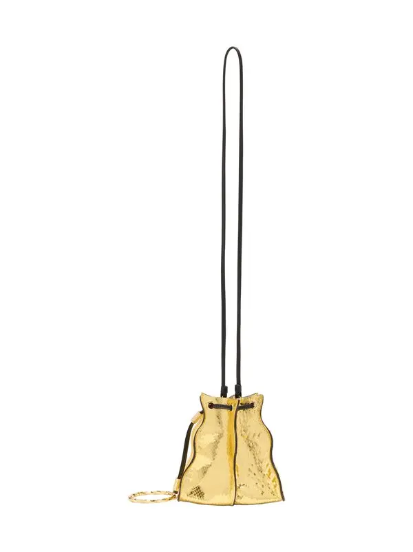 Ulla Johnson Adria Mini Pochette Handbag - Gilt