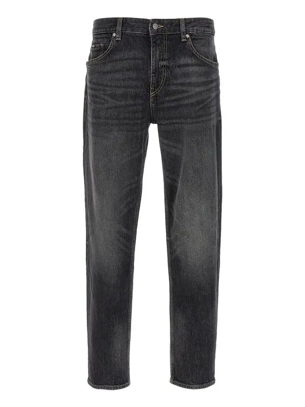 Hugo Boss Re Maine Stonewashed Jeans - Gray