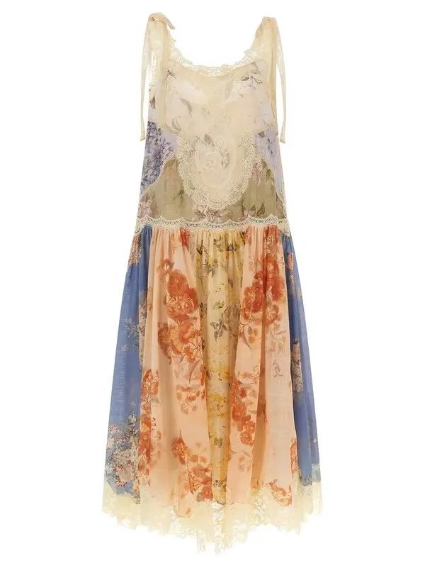 Zimmermann Cascadian Midi Dress - Multicolor
