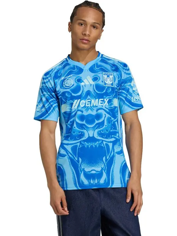 Adidas Tigres Uanl 25/26 Away Jersey - Semi Blue Burst / Semi Flash Aqua