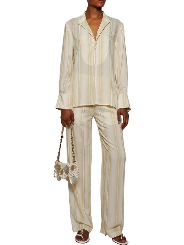 Victoria Beckham Pyjama Trouser - Pink