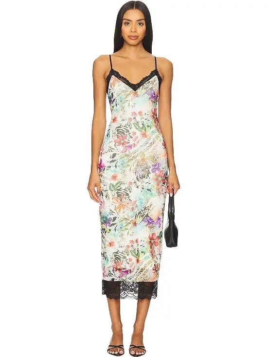 AFRM Nissa Strappy Dress - Desert Tropical