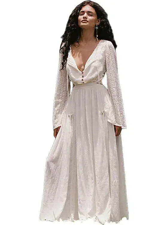 Free People Ivory Lace Dresses | Editorialist