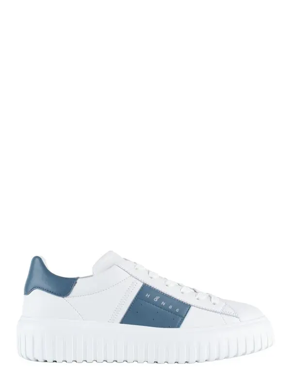 Hogan H-stripes Sneakers - White/avio
