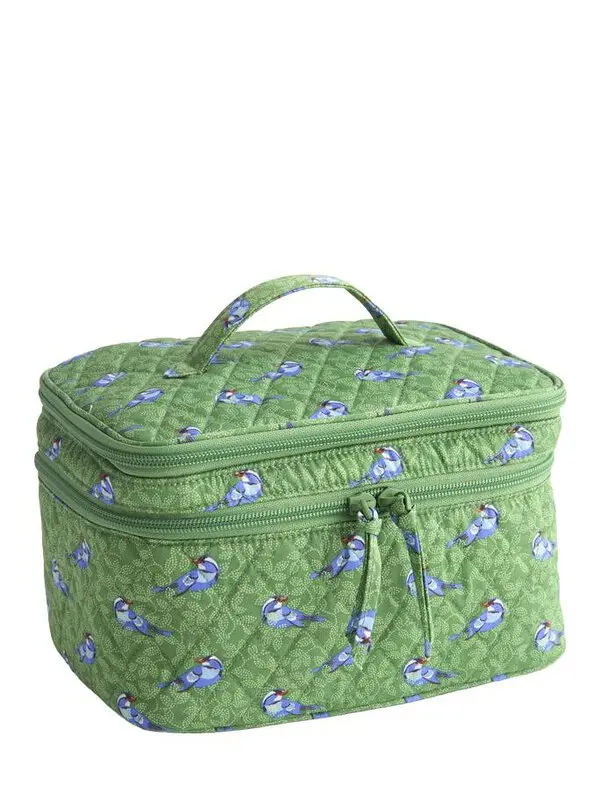 VERA BRADLEY Cosmetic Case - Green/blue