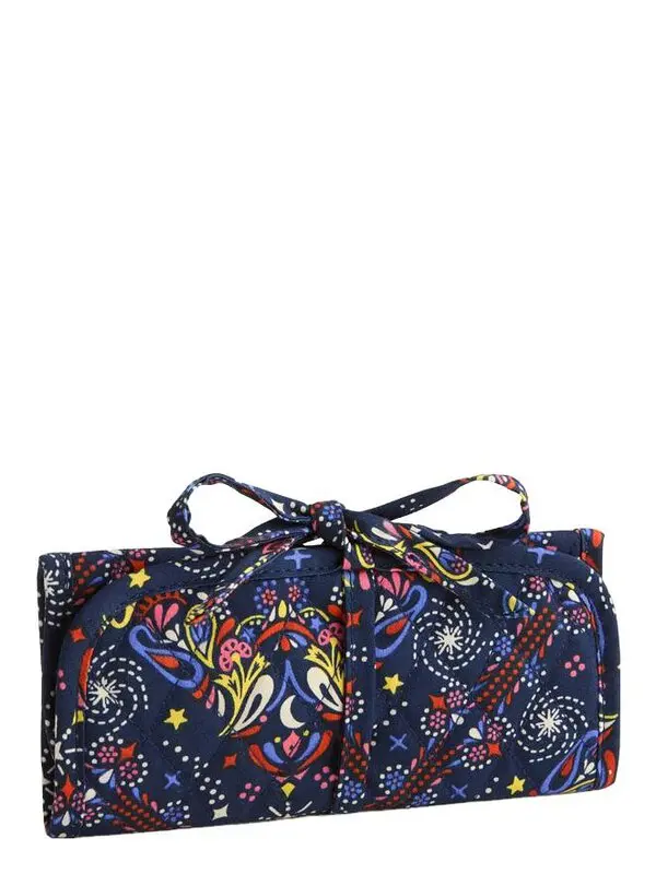 VERA BRADLEY Jewelry Roll - Blue