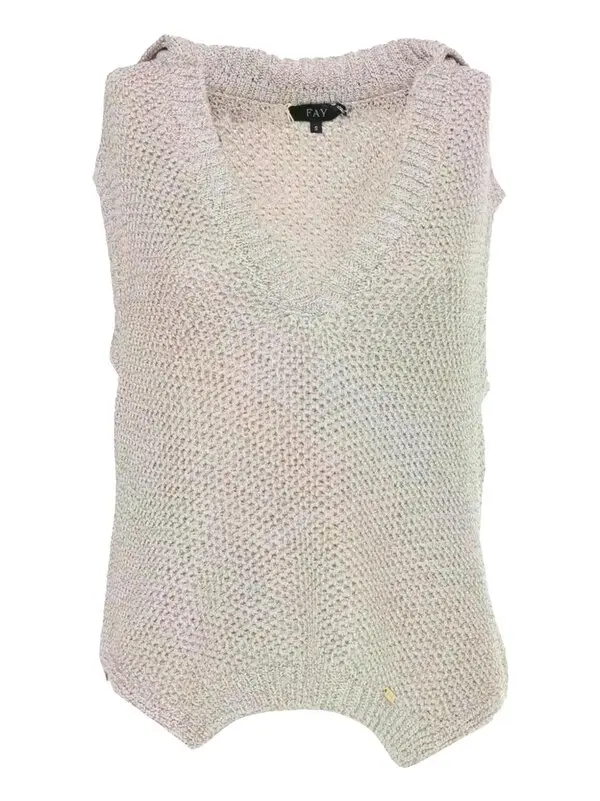 FAY Hooded Knit Top - B001