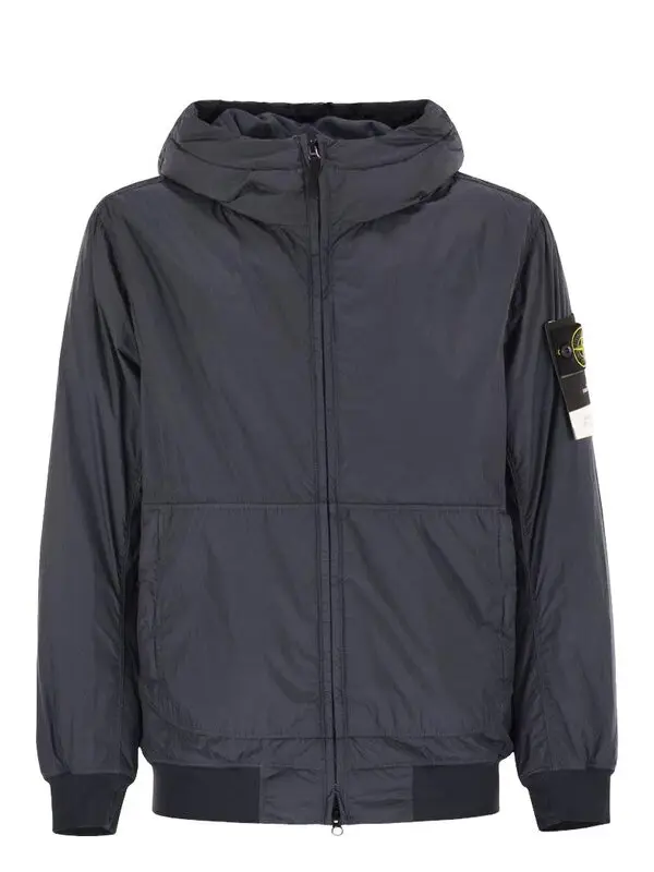 Stone Island Padded Wind-resistant Jacket - Navy