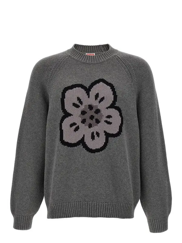 Kenzo Boke Flower Sweater - Gray