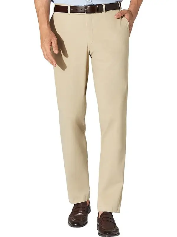 HILTL Parma Essential Cotton Stretch Chino Pants - Walnut