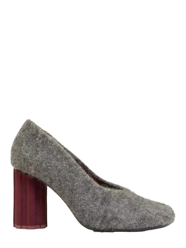 Ami 90mm Piano Pumps - Grey