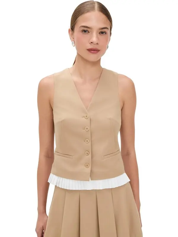 Simkhai Laiken Vest - Camel