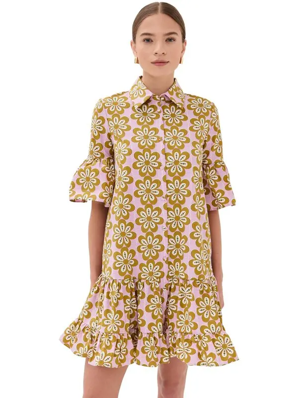 La DoubleJ Choux Mini Dress - Caper
