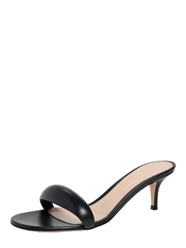 GIANVITO ROSSI Bijoux 55 Nappa Mules - Black