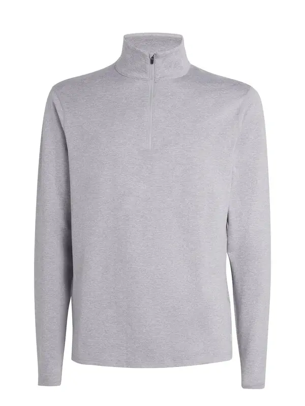 Vuori Ponto Half-zip Sweatshirt - Grey