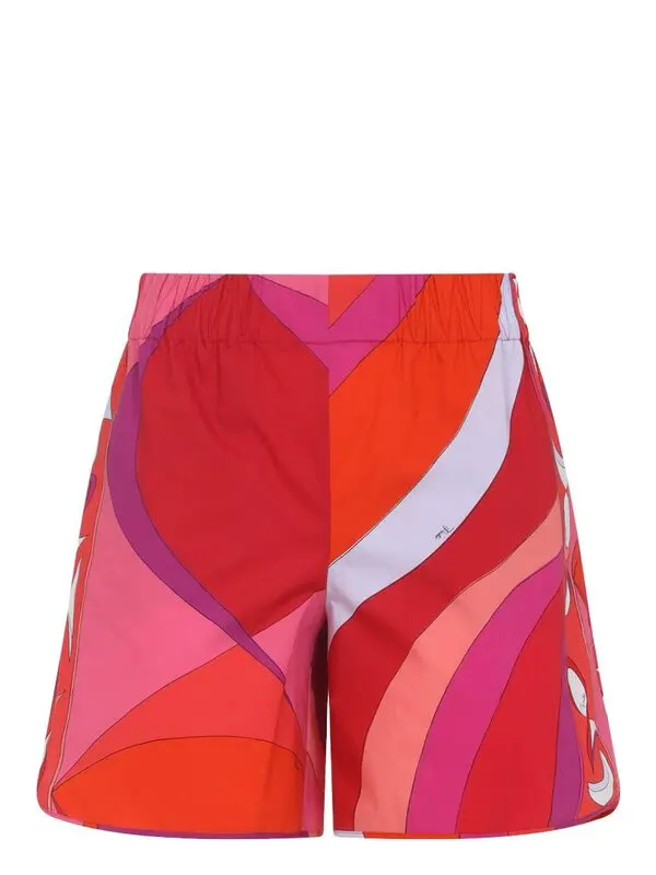 Emilio Pucci Cotton Shorts - Multicolour