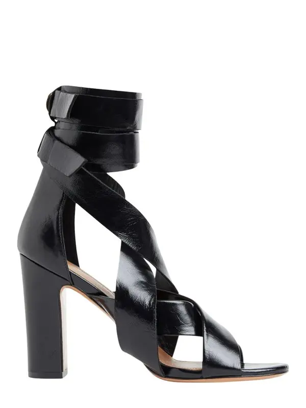 Cynthia Rowley Cece Wrap Heel - Black