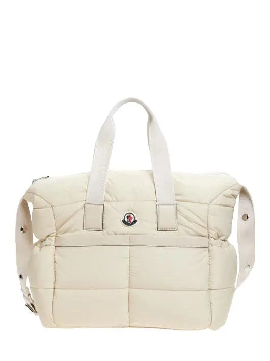 Moncler Quilted Diaper Bag - Beige