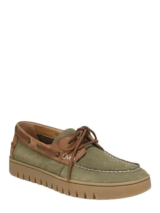 Vionic Uptown Boat Shoe - Dark Olive Multi