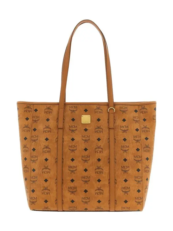 Mcm Toni Large Shopper Bag - Brown