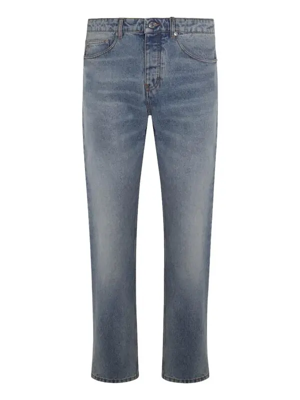 Ami Indigo Cotton Denim Jeans - Blue