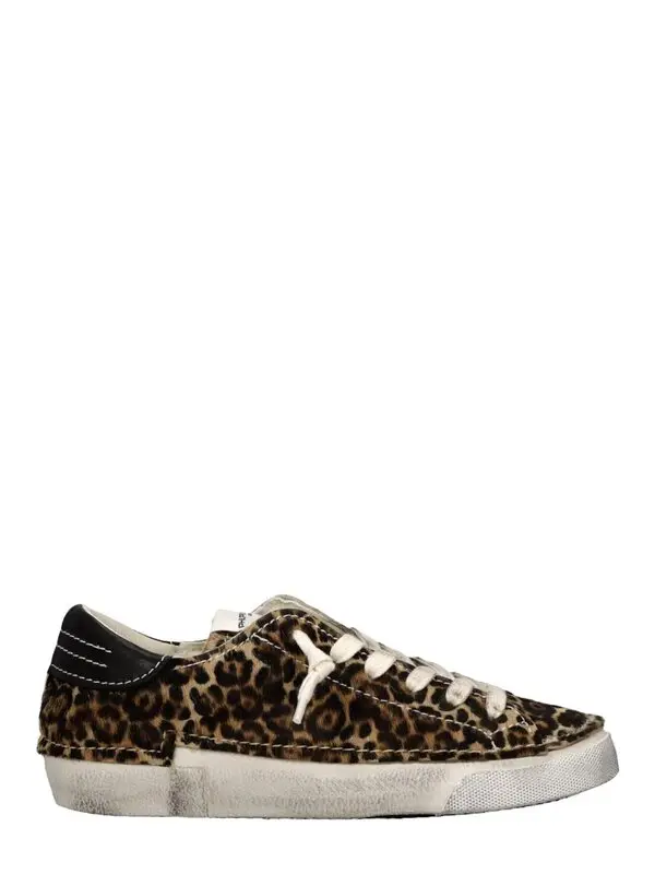 Philippe Model Leopard Print Flat Sneakers - Multicolor