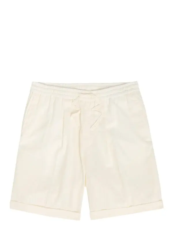 AURÉLIEN Linen Seaside Shorts - Ecru