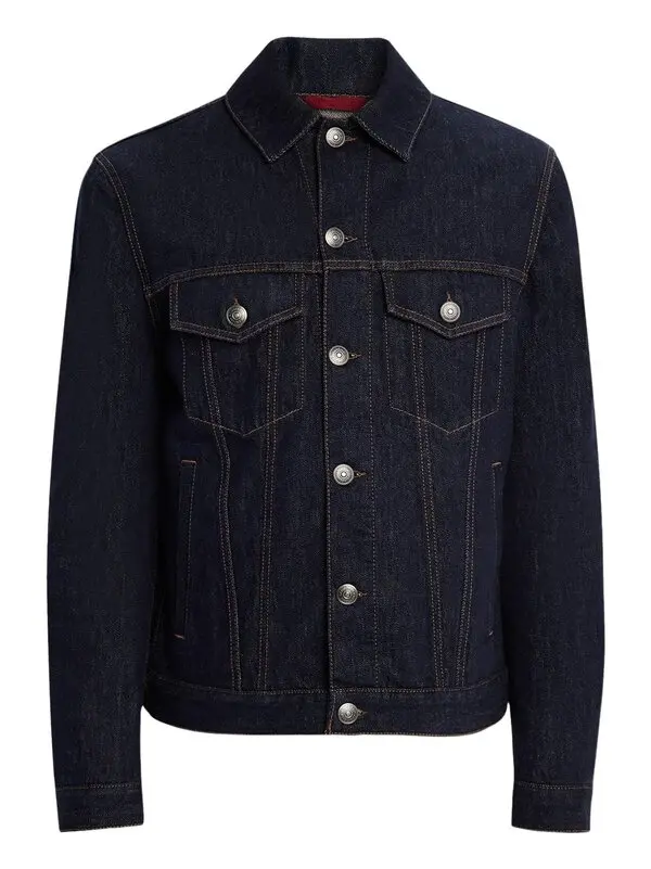 Brunello Cucinelli Italian Selvedge Jacket - Denim