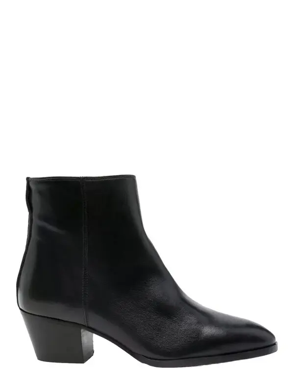 EVALUNA 50mm Pointed-toe Zip-fastening Boots - Black
