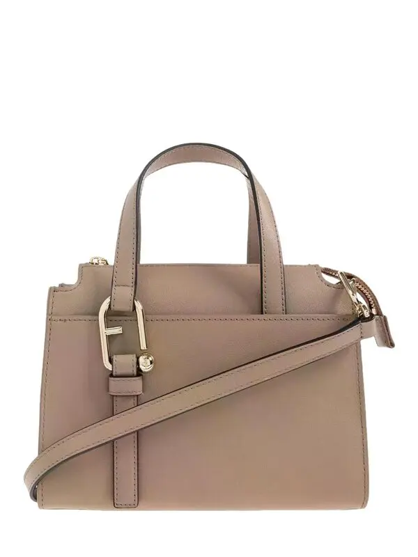 Furla Nuvola Leather Tote - Neutrals
