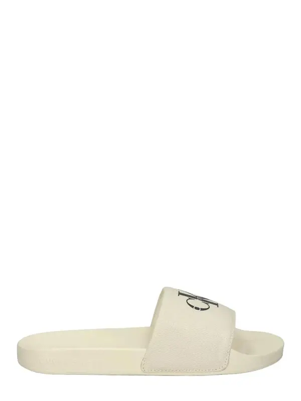 Calvin Klein Logo Slides - Neutrals