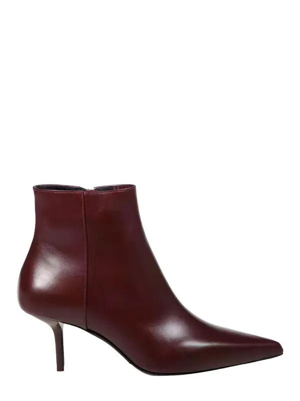 Max Mara 65mm Pointed-toe Zip-up Boots - Red
