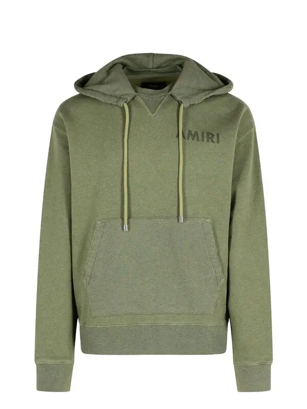 Amiri Stencil Cotton Sweatshirt - Green