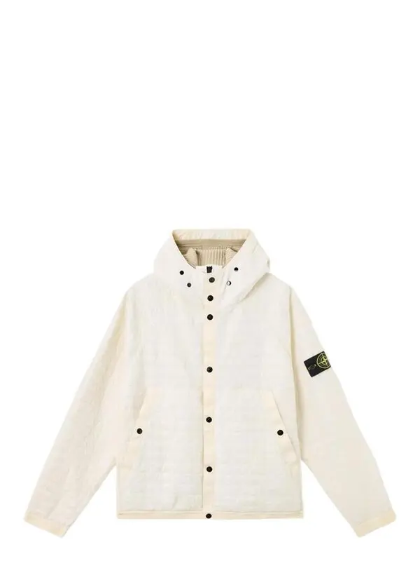 Stone Island Crickle Padded Jacket - White