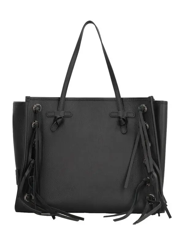 GIANNI CHIARINI Marcella Leather Tote - Black