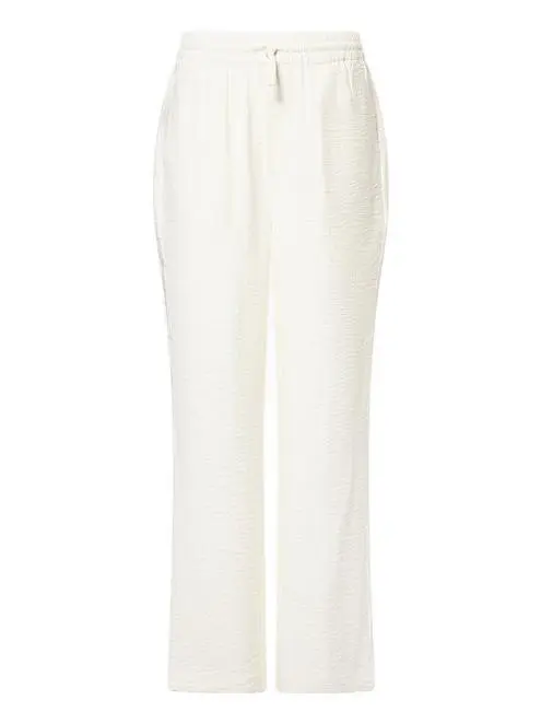 HOLZWEILER Woven Relaxed-fit Trousers - Off White