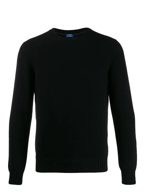 BARBA NAPOLI Crewneck Sweater - Black
