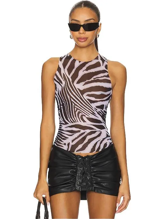 CULTNAKED Base Top - Zebra