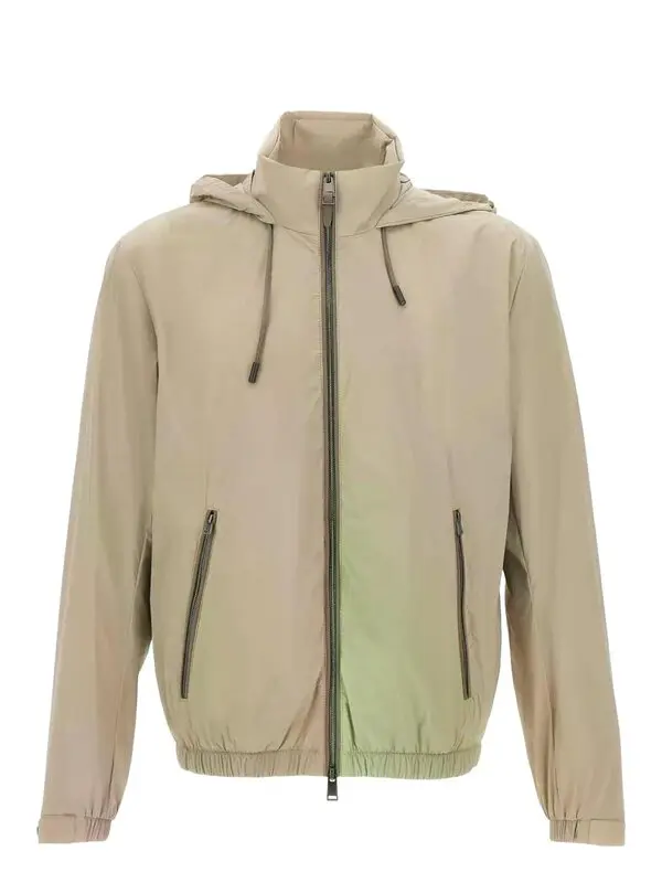 Hugo Boss Hooded Zip Jacket - Neutrals