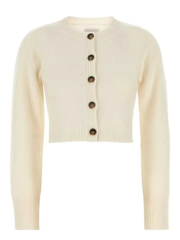Loulou De Saison Zephir Cashmere Cardigan - White