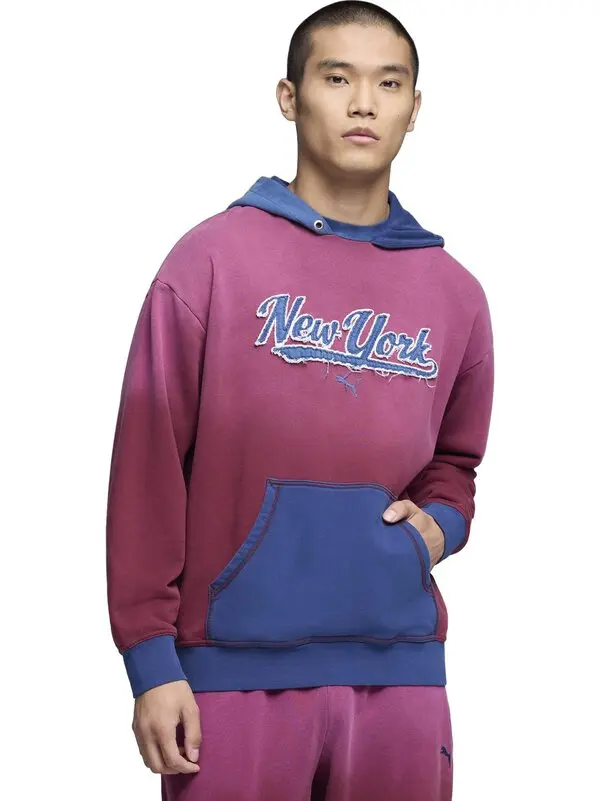 PUMA X Nyc Relaxed Fit Hoodie - Red