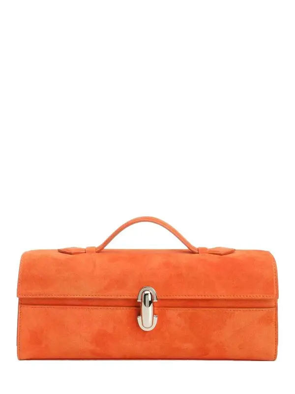 Savette Symmetry Top-handle Clutch Bag - Orange