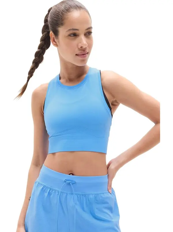 Athleta Momentum Flex Ultra Crop Tank - Cornflower